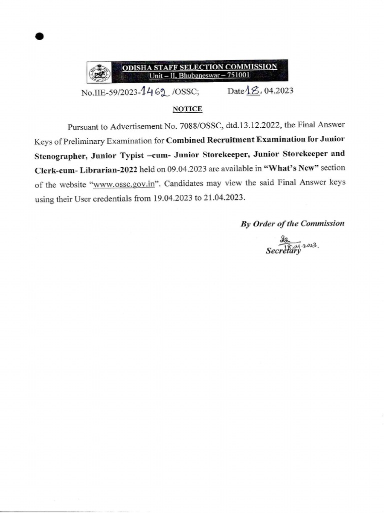 Examination_answer_keys | PDF