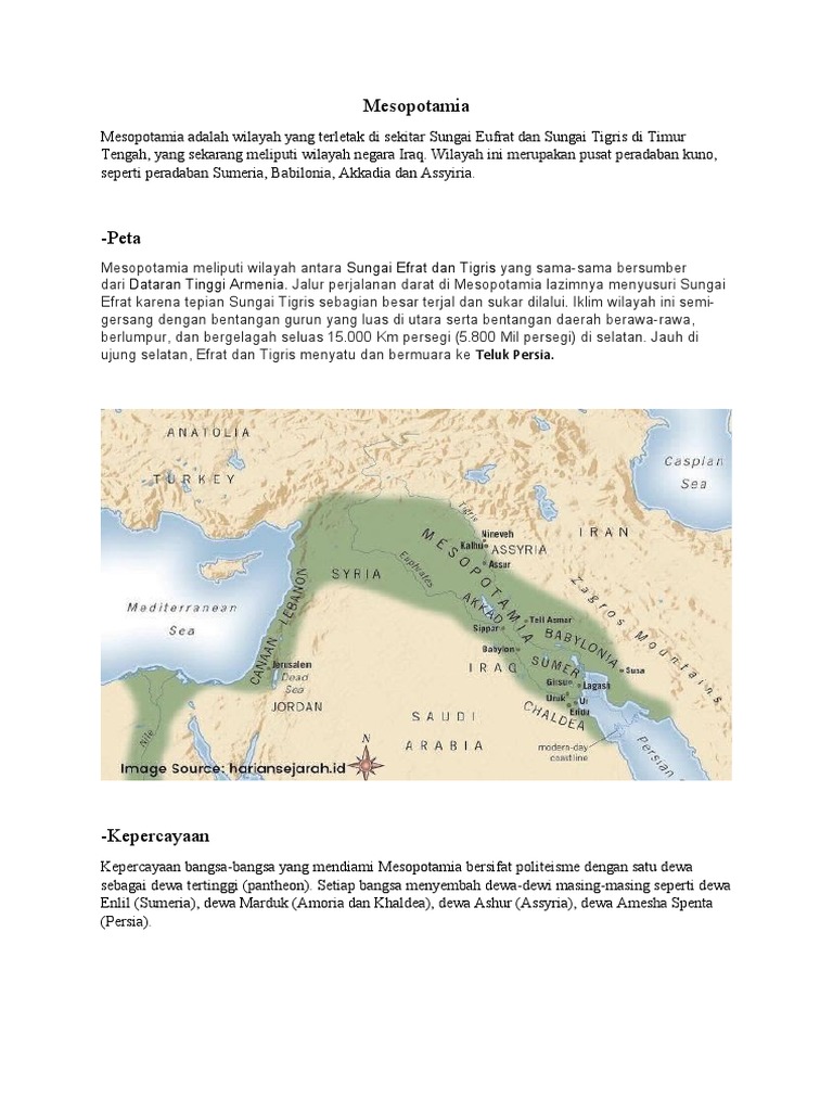 Mesopotamia Pdf