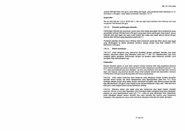 SNI-03-1745-2000 Hal 27 | PDF