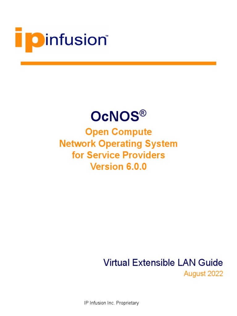 OcNOS-SP VXLAN Guide PDF | PDF | Command Line Interface | Bracket