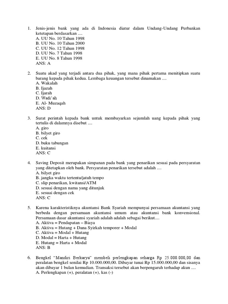 Soal Teori Kejuruan UKK | PDF