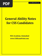 Pakistan Affairs by NOA CSS Series | PDF
