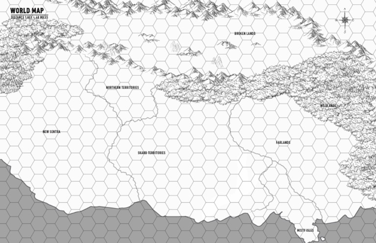 World Map of the Fallen Lands | PDF