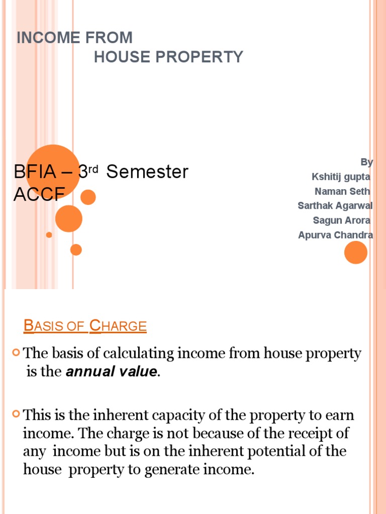 Income From House Property | PDF