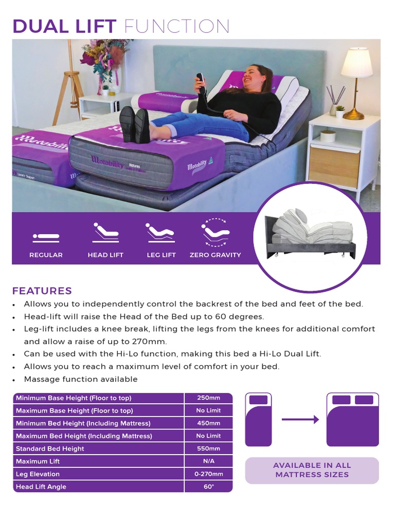 Dual Lift Function Leaflet | PDF