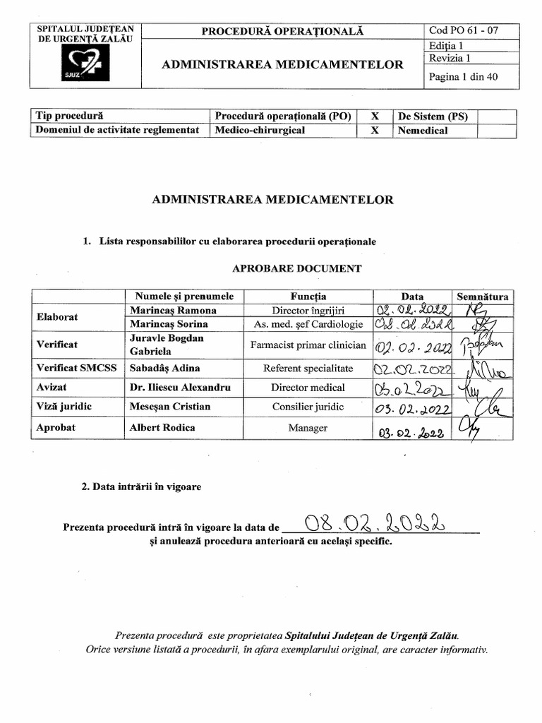 61-07-Rev.1 Administrarea medicamentelor.pdf | PDF