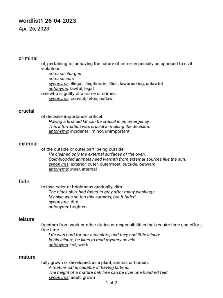 Reading Explorer 3 Unit 2 | PDF | Justice | Crime & Violence