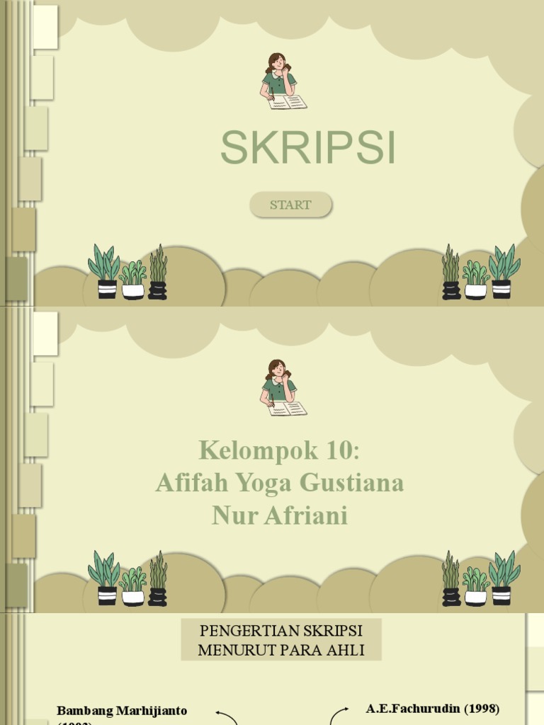 Panduan Skripsi untuk Mahasiswa | PDF