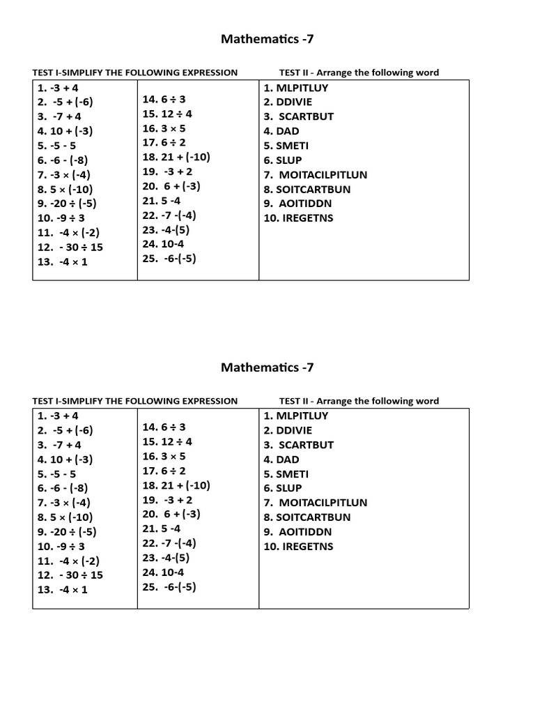 Mathematics Exam Pdf Standard Deviation Variance