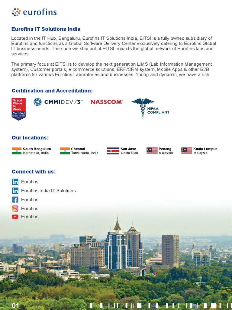 Eurofins IT Solutions India | PDF | Application Software | Enterprise ...