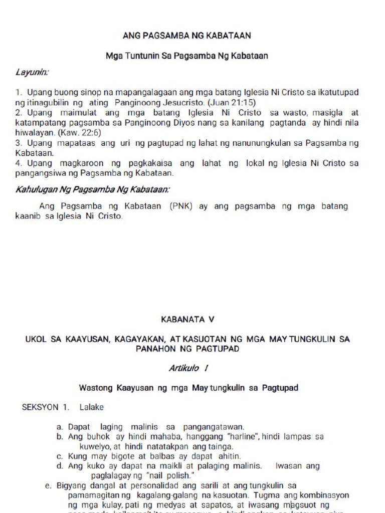 PNK Tuntunin.pptx | PDF