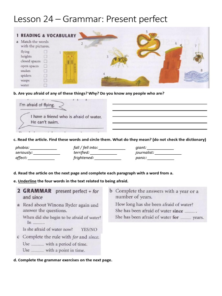 Present Perfect A2 | PDF