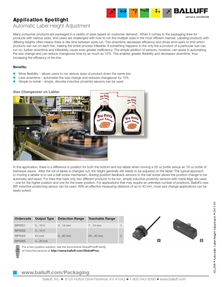 Positioning Packaging Label Adjustment | PDF