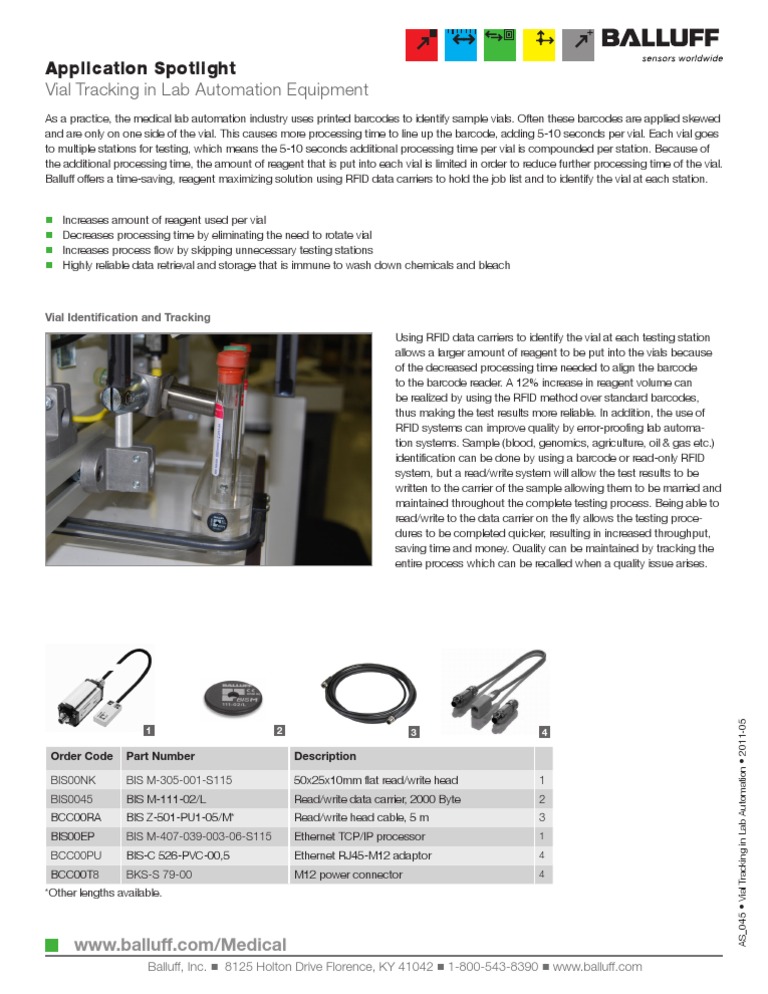 RFID Medical Vial Tracking | PDF | Radio Frequency Identification | Barcode