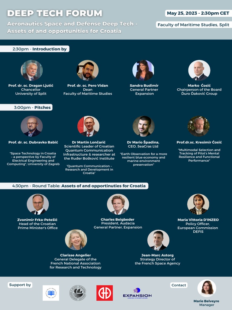 DEEP TECH FORUM CROATIA Flyer PDF | PDF | Croatia