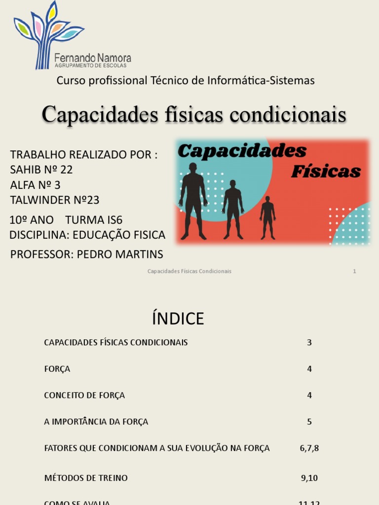 Capacidades Físicas Condicionais | PDF | Músculo esquelético | Hipertrofia muscular