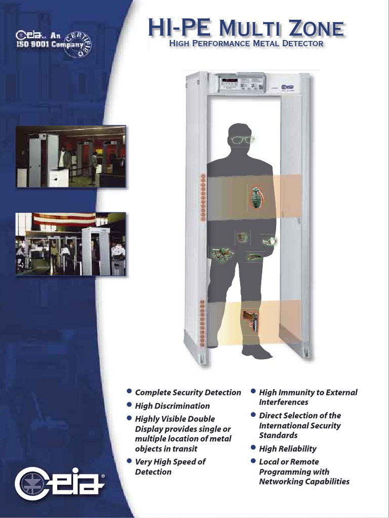 Hi-Pe High Performance Metal Detector | PDF | Metal Detector ...