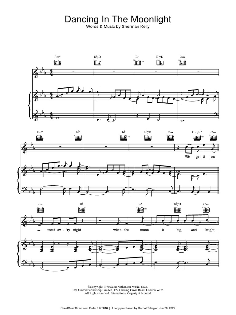 Dancing in The Moonlight | PDF