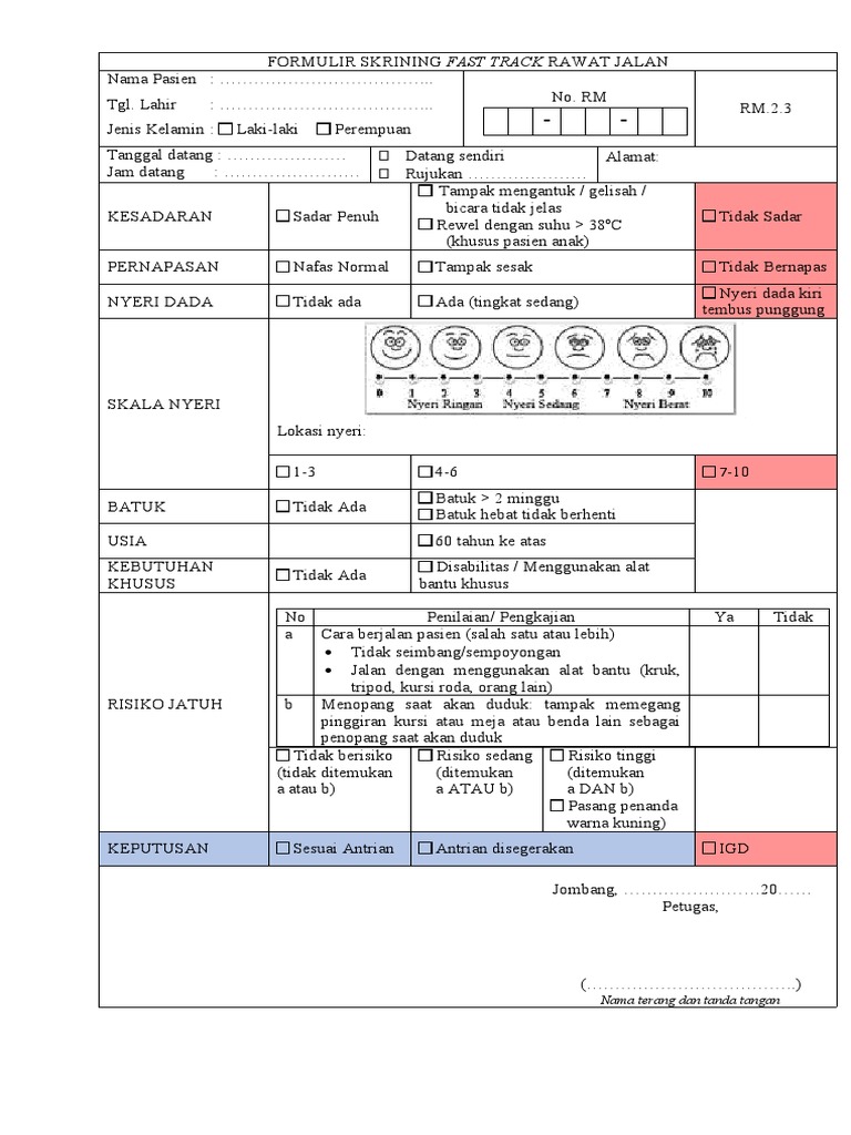 2.3. Skrining Fast Track | PDF