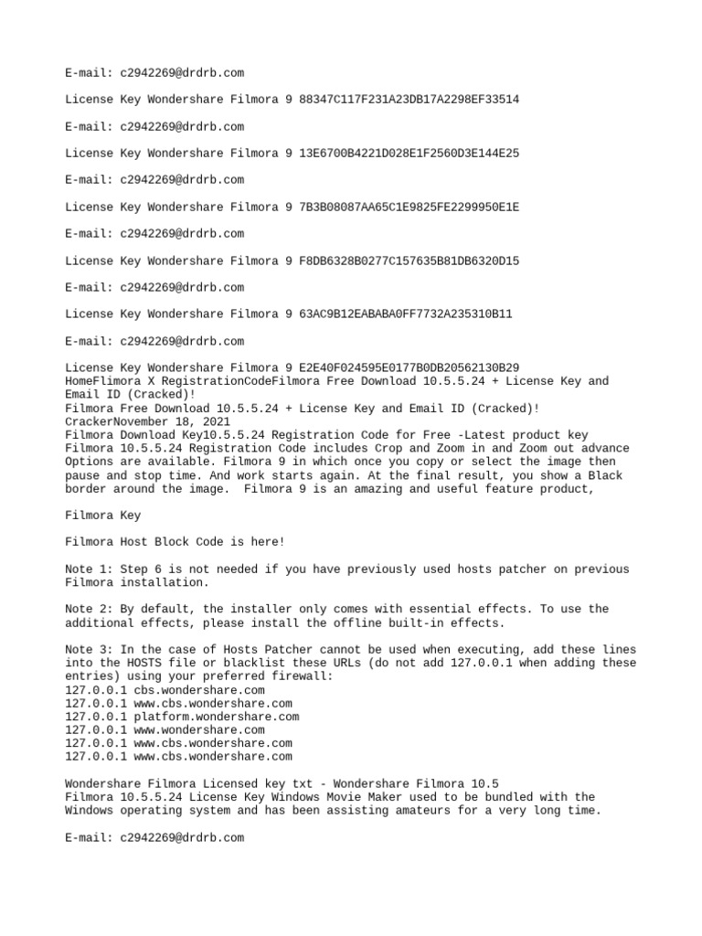 Add These Lines to the Host File Filmora - Cách Sửa Lỗi và Tối Ưu Phần Mềm
