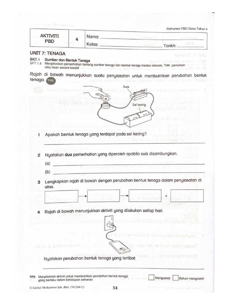 Instrumen PBD Sains Tahun 4 PDF | PDF