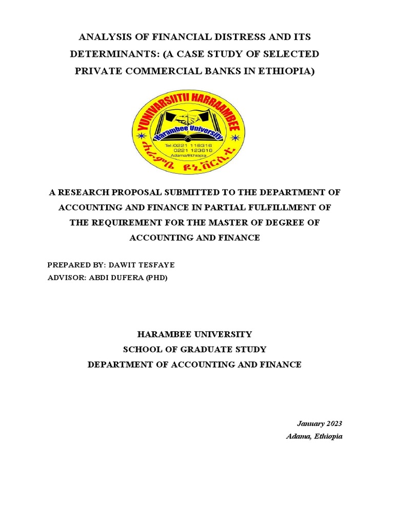 Dawit Final Proposal | PDF | Market Liquidity | Leverage (Finance)