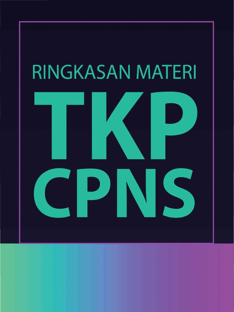 Ringkasan MATERI TKP CPNS | PDF
