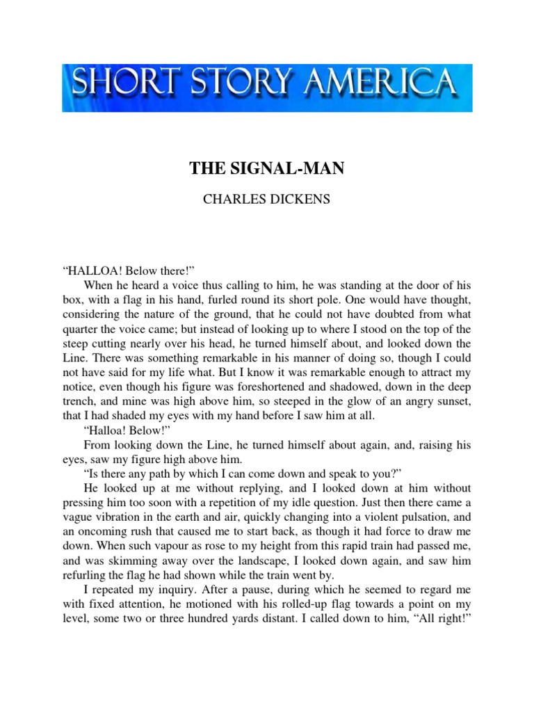 Dickens The Signal Man | PDF