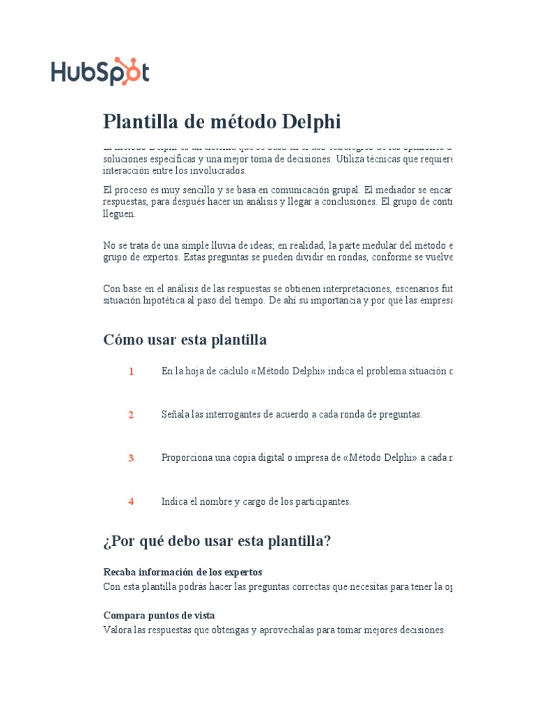 Plantilla de me metodo Delphi | PDF | Cuestionario | Ciencia cognitiva
