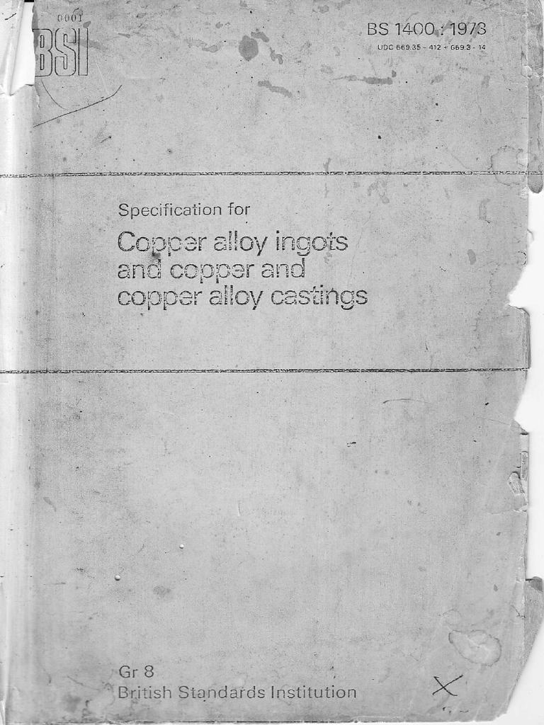 BS 1400 | PDF