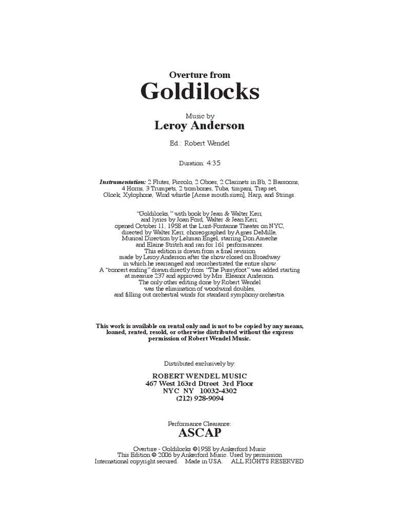 GoldilocksOvt PDF | PDF