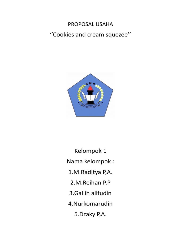 Proposal Cookies and Cream-1 | PDF