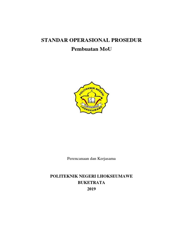 SOP-PEMBUATAN MoU | PDF