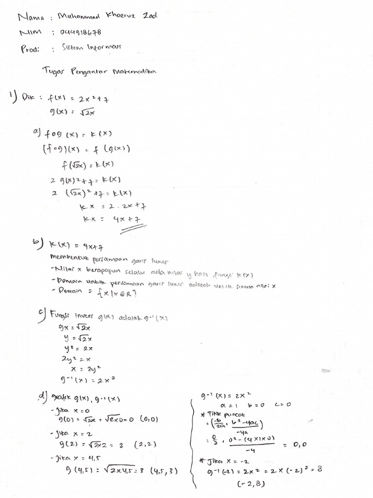 Tugas 3 Pengantar Matematika Pdf Pdf