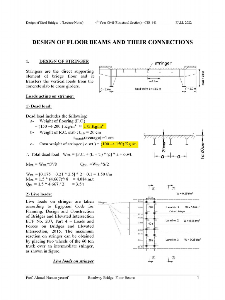 Design of Stringers-1 | PDF