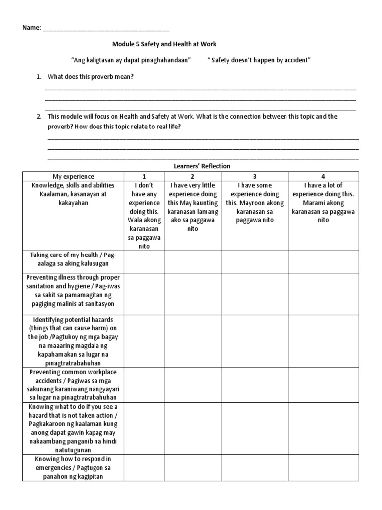 Module 5 Worksheet | PDF
