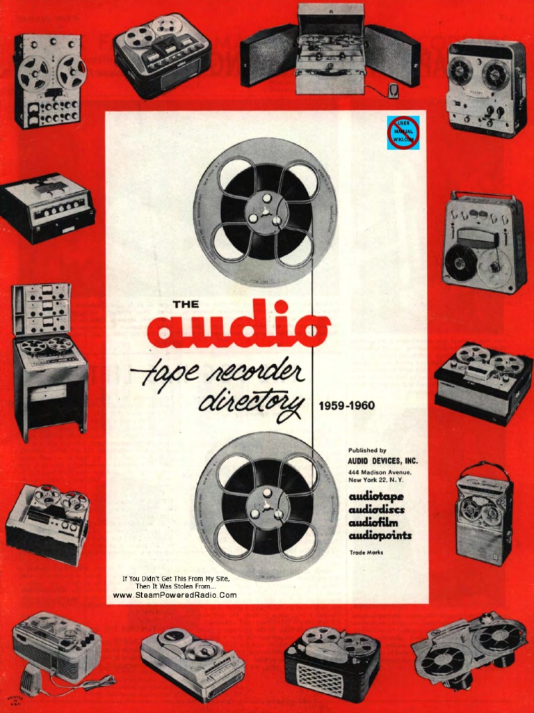 1959 - 1960 Tape Recorder Directory | PDF | Tape Recorder | Amplifier
