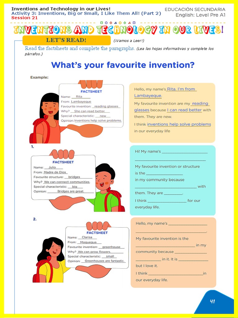 21º Sesion de Aprendizaje Ingles-2021 - F | PDF