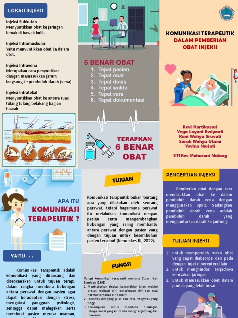 Leaflet Komunikasi Dan Injeksi | PDF