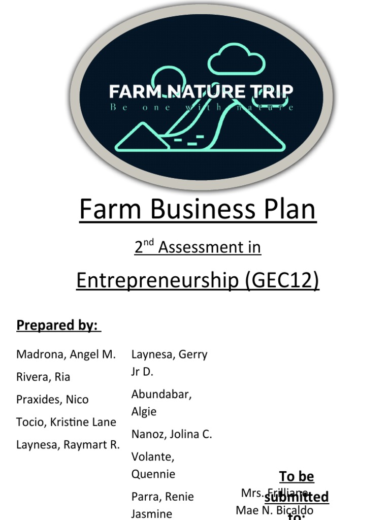 Entrep Business Plan Cover | PDF