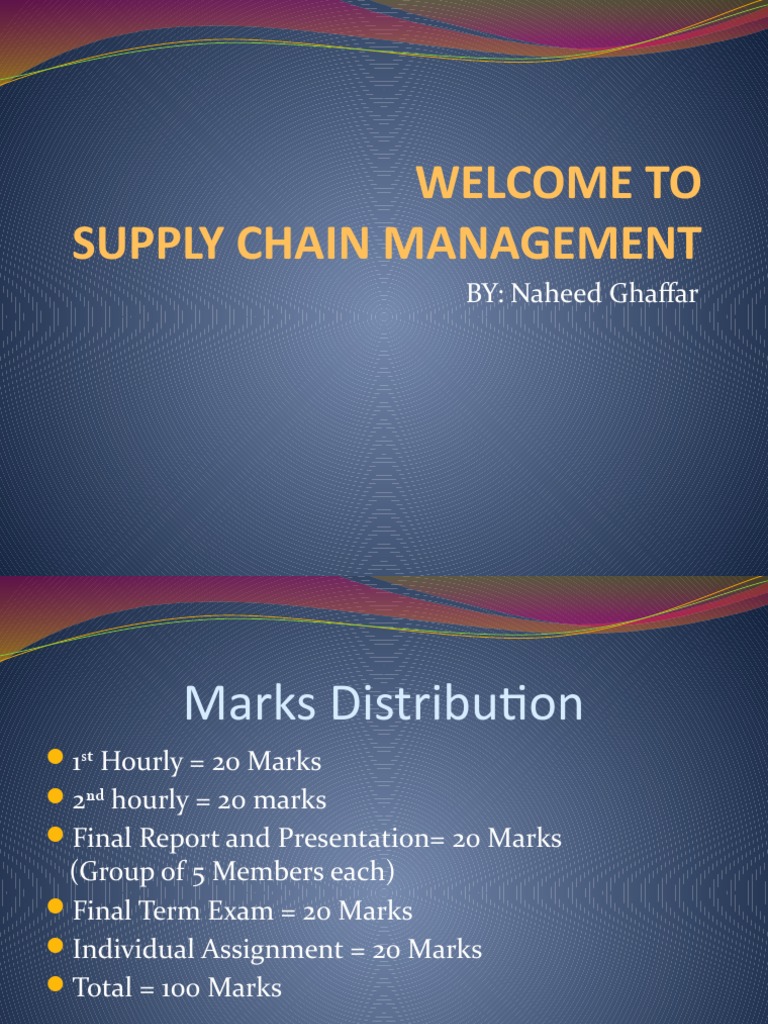 Lec 1 - Intro Understanding The SCM - Drivers - Strategic Fit | PDF ...