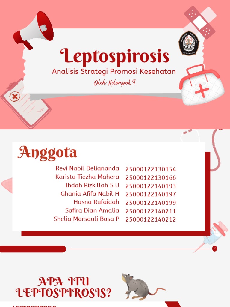 Kelompok 9 - Project Based Learning - Leptospirosis PDF | PDF