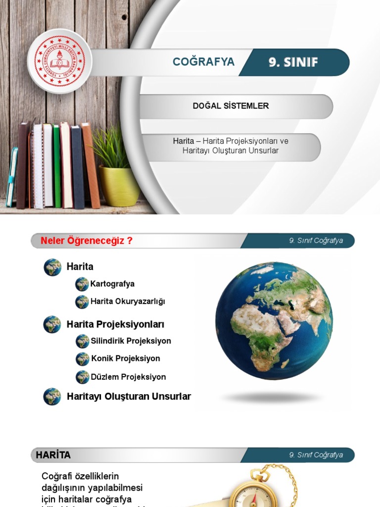 Harita - Harita Projeksiyonları Ve | PDF