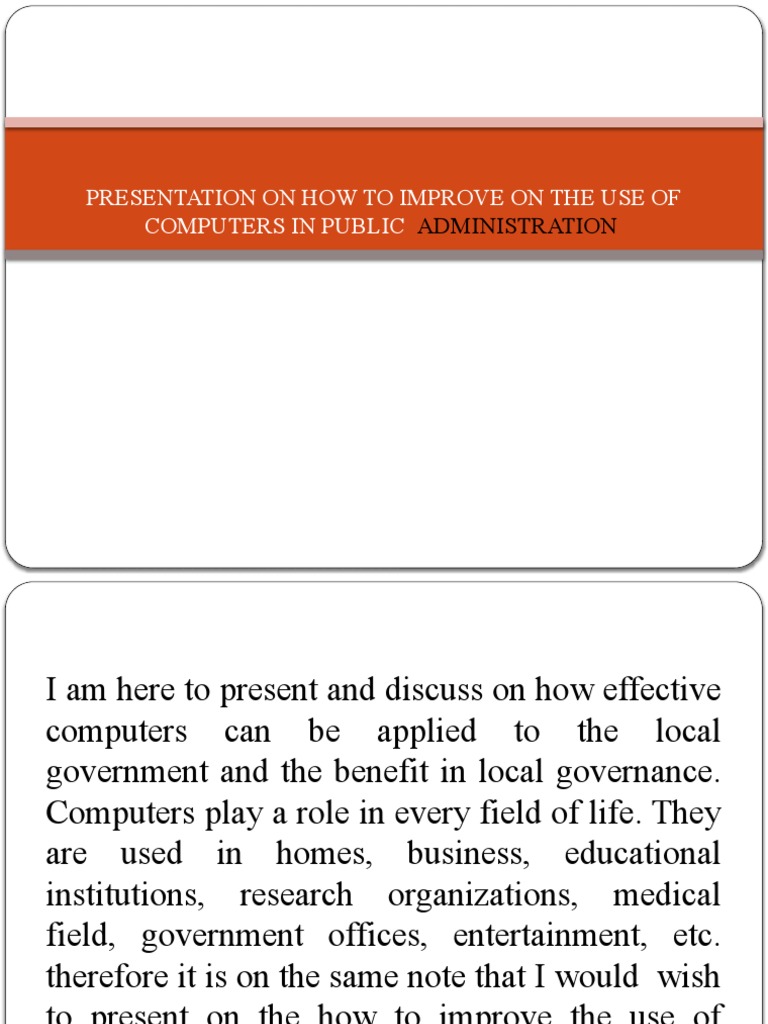 Computer Presentation | PDF | Information Technology | Computer Security