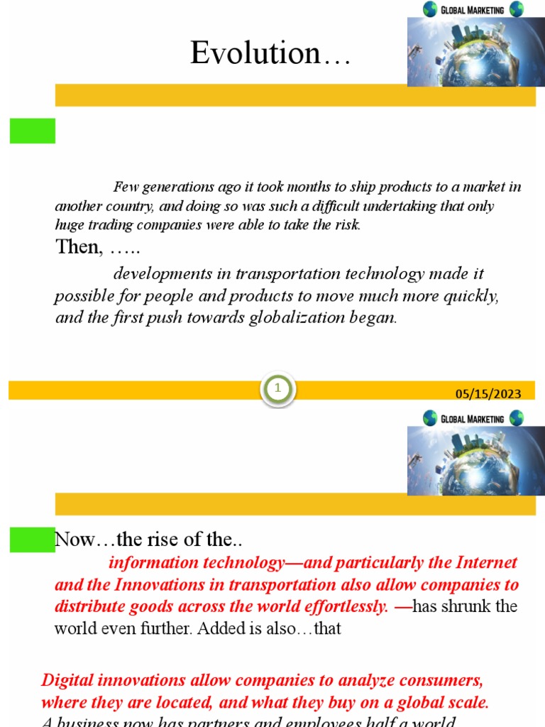 Global Marketing - Final | PDF | Marketing | Tariff