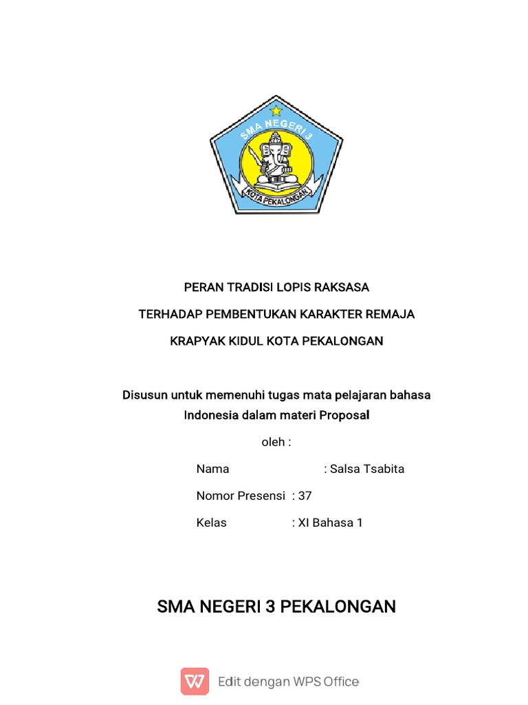 Penulisan Proposal Dan Karya Ilmiah | PDF