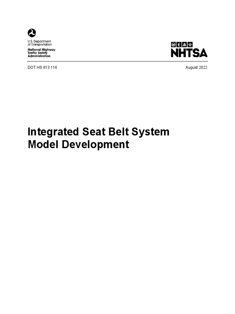 Dot 63553 DS1 | PDF | Simulation | National Highway Traffic Safety ...