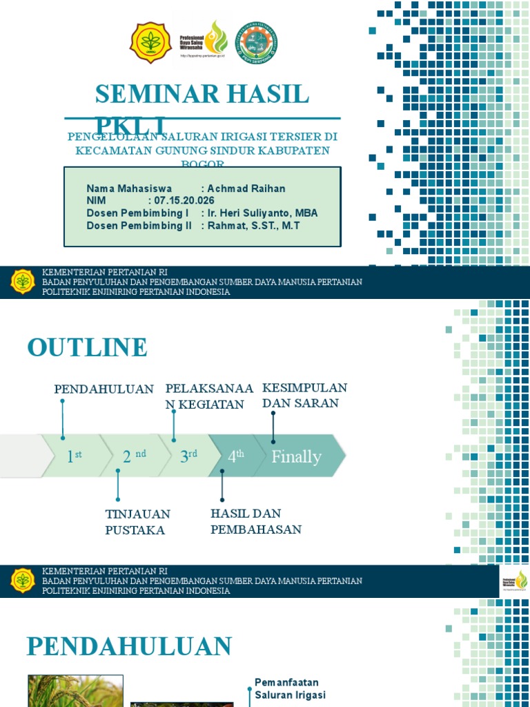 Achmad Raihan - Seminar Hasil PKL 1 | PDF