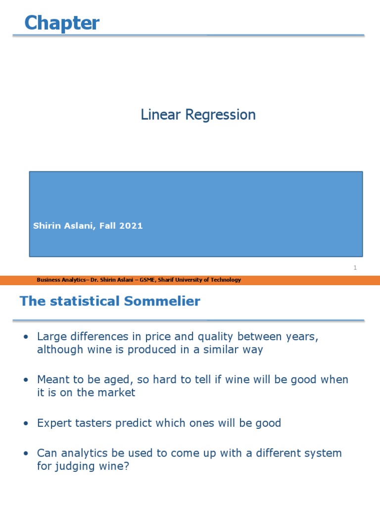 Linear Regression | PDF | Linear Regression | Regression Analysis