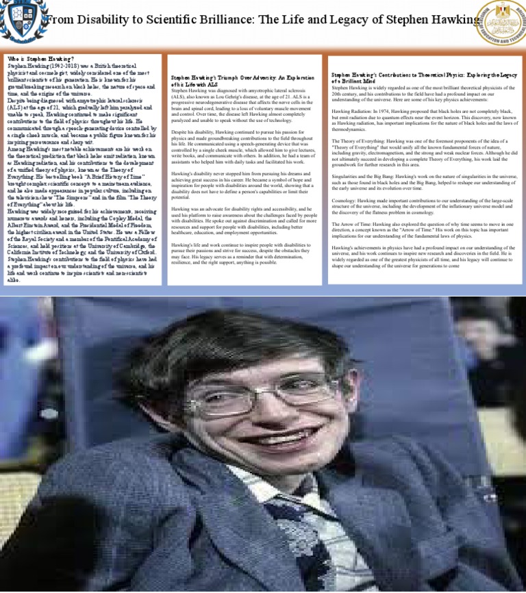 From Disability To Scientific Brilliance The Life and Legacy of Stephen ...